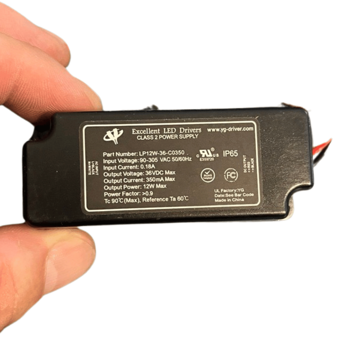 Set of five (5) - 12 Watt LED Drivers - surplus item never used ...
